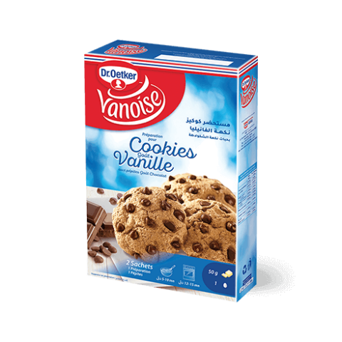 Cookies goût Vanille aux pépites goût chocolat - Vanoiserie